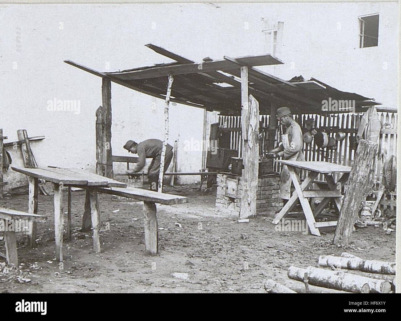 A photograph of the kitchen of the 4th KV, Wladimir Wolinsky, during ...