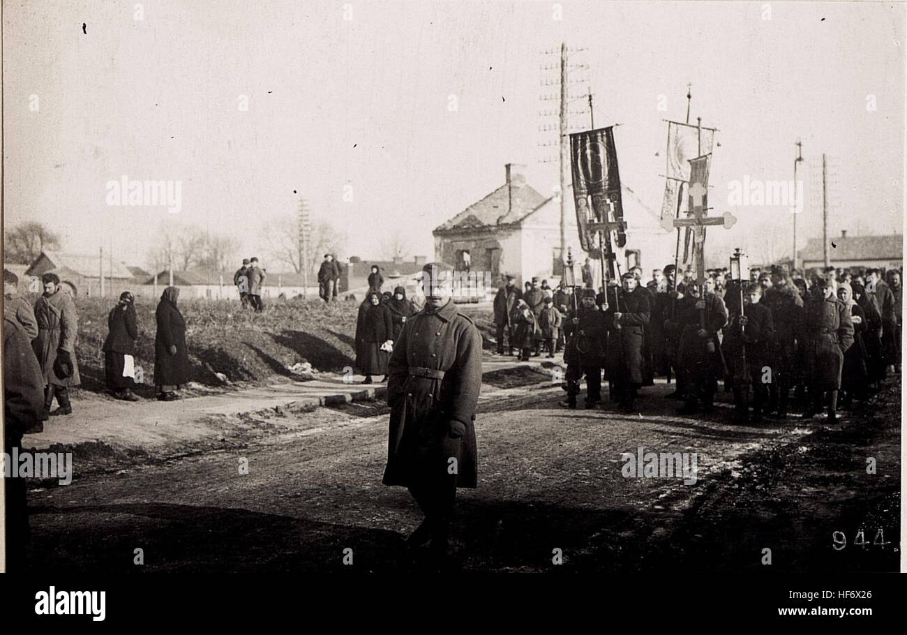 Blessing ceremony for Greek-Catholic in Vladimir Volynsky, World War I ...