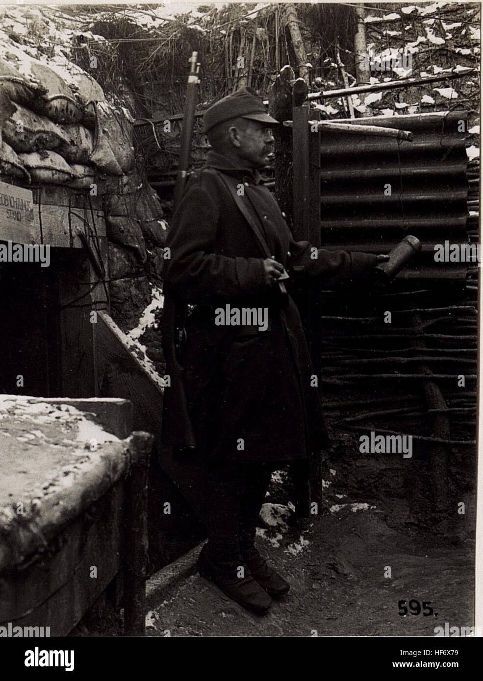 Gas alarm post at Infantry Regiment 103, WWI, Europeana Collections ...