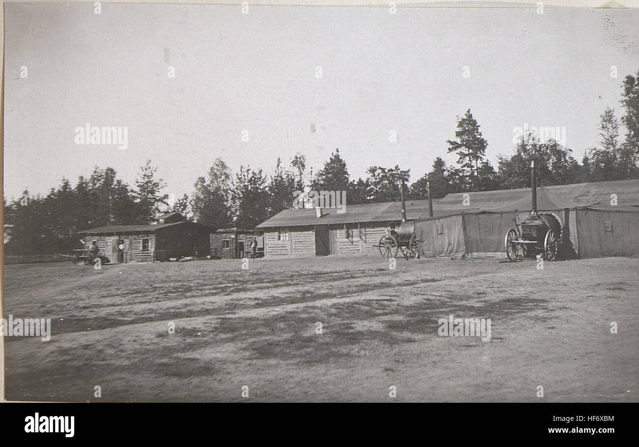 A historical photograph of a field bakery in Czeremoczno, Ukraine ...