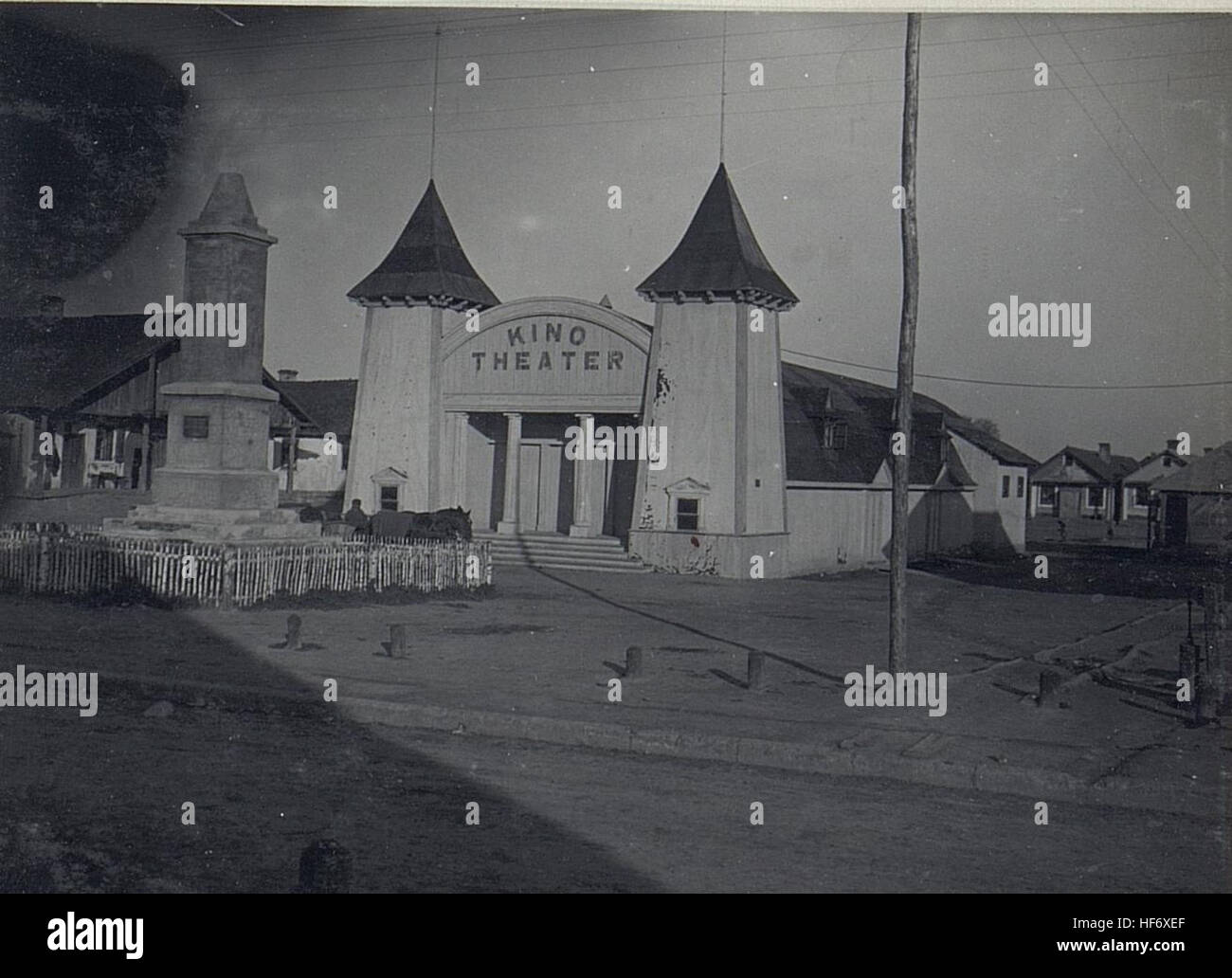 Field cinema in Stojanow, World War I, Europeana Collections Stock ...