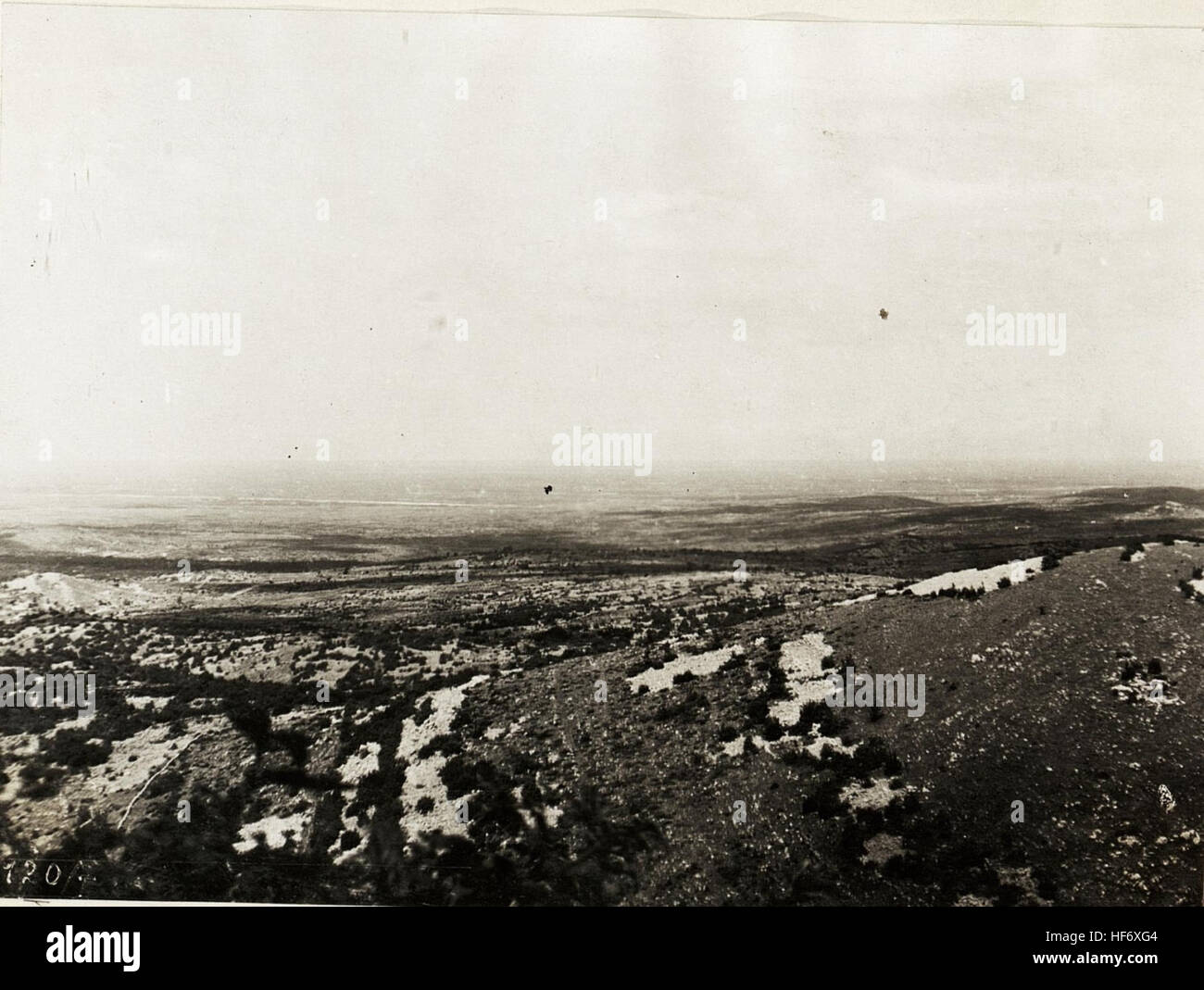 A panoramic view of Fajti hrib Kote 464 south of Gorizia on June 11 ...