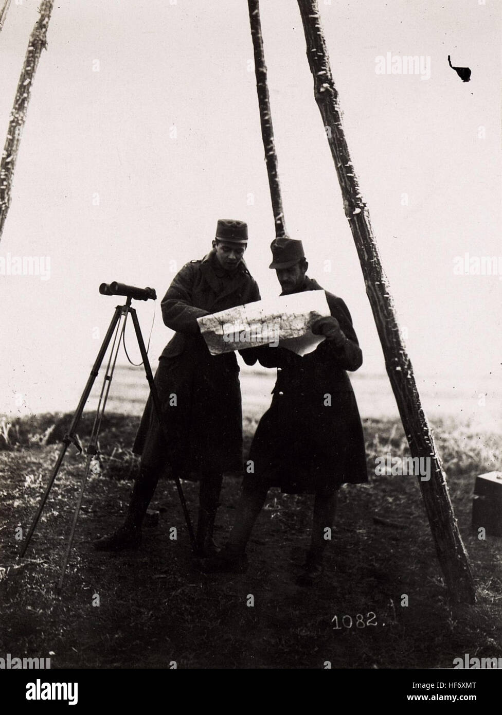 Triangulation work by Assistant Bastl in Kaluschow, First World War ...