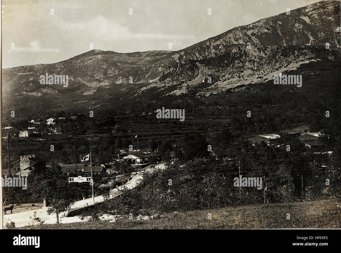 Field hospital in Osek, general view, May 10, 1916, World War I Stock ...