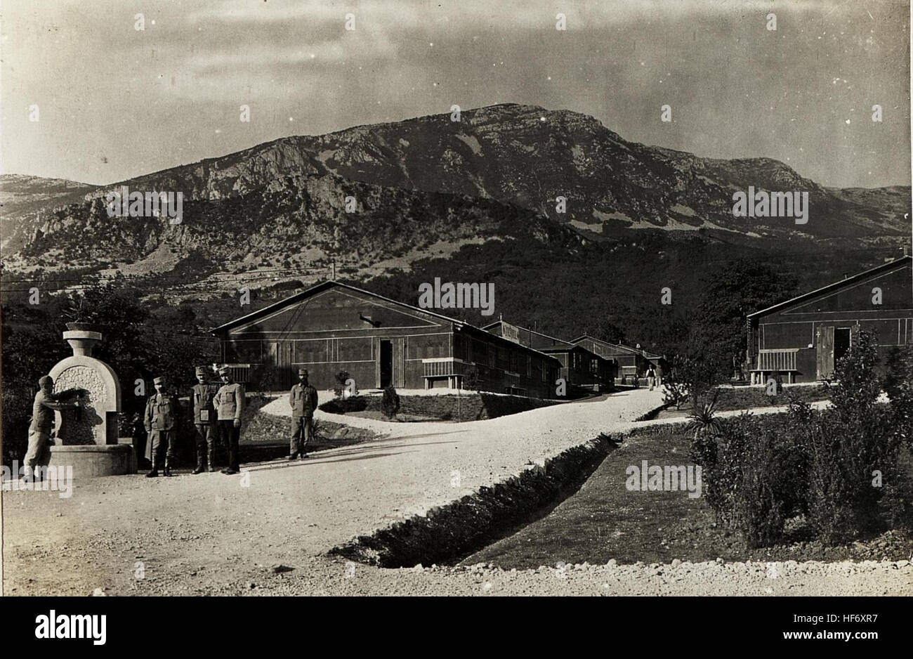 Field hospital in Osek, medical barracks, May 10, 1916, World War I ...