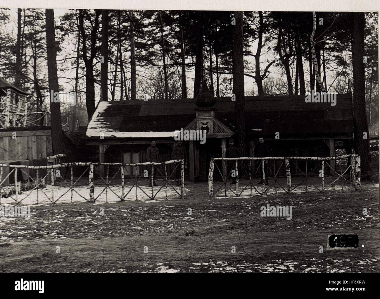 The officers' quarters of the Infantry Regiment 103 during World War I ...