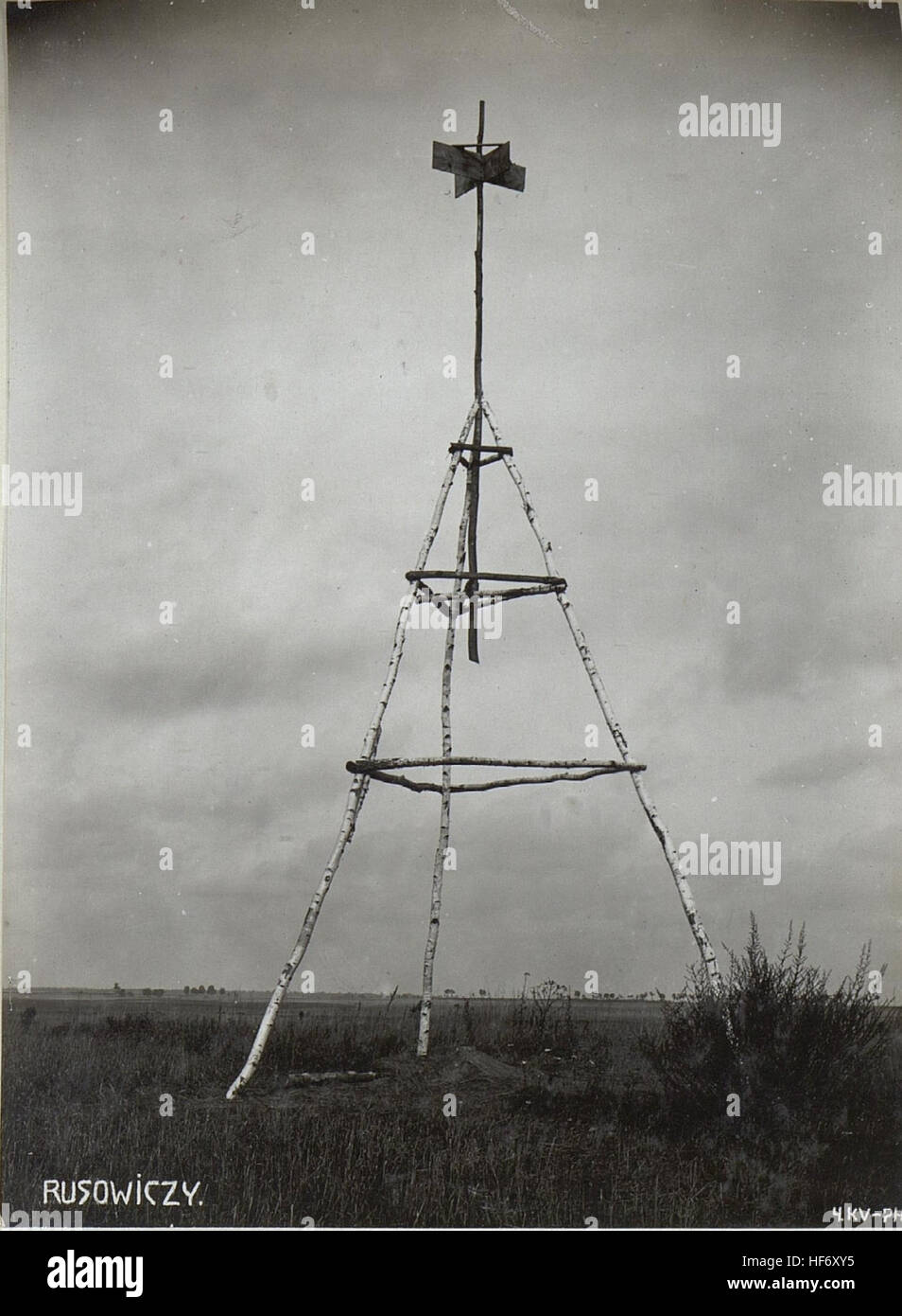 Observation post at Busowiczy, First World War, Europeana Collections ...