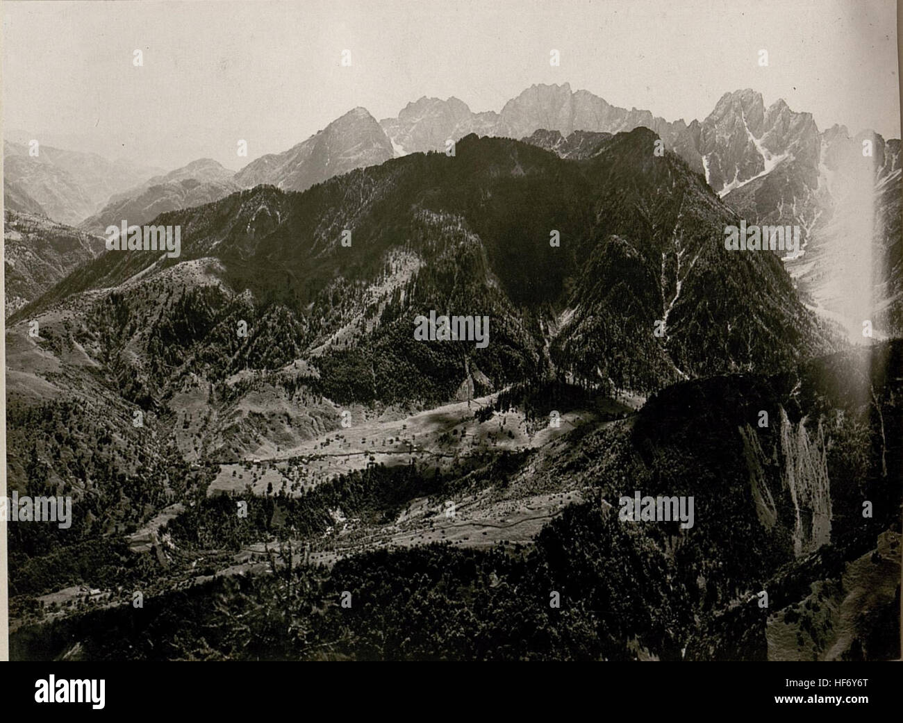 A military image from the 10th Army Command during World War I, showing ...