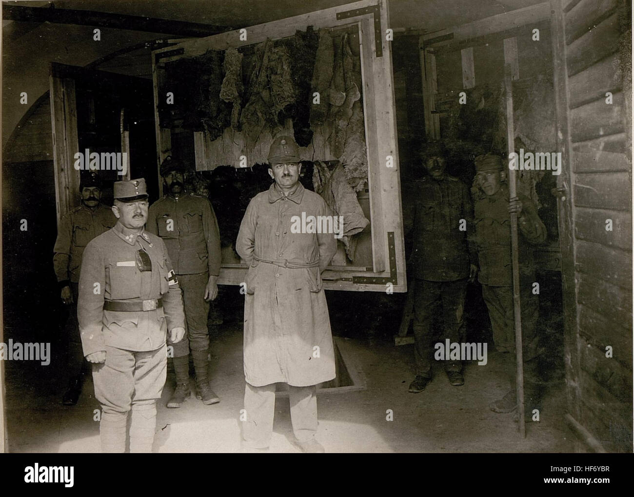 A disinfection machine used by the military to combat lice infestations ...