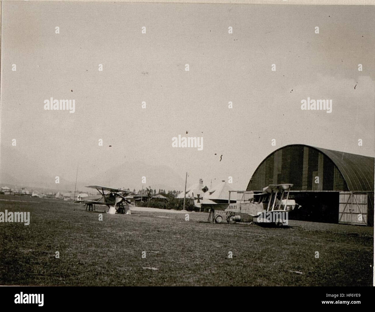 Airfield in Villach during World War I, Europeana Collections Stock ...
