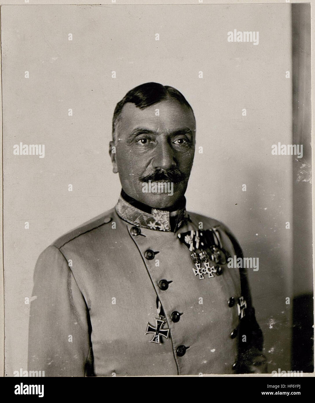 A historical photograph of Generaloberst Freiherr Pflanzer-Baltin, a ...