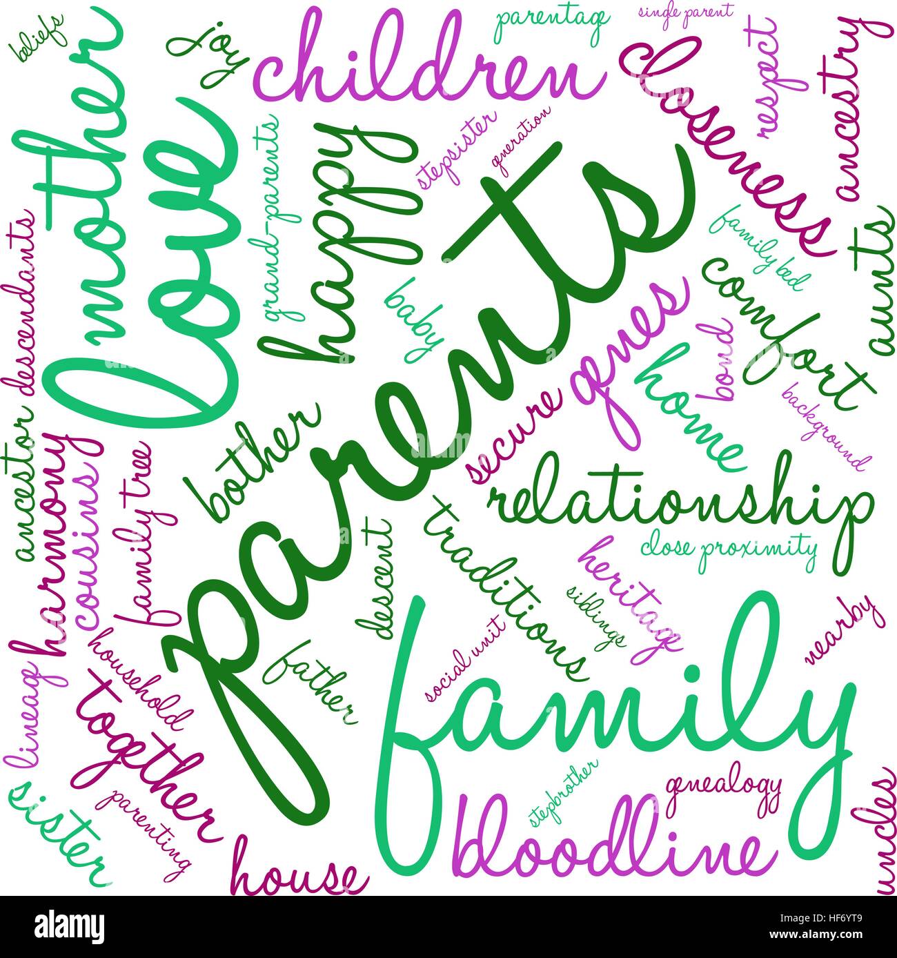 Parents word cloud on a white background Stock Vector Image & Art - Alamy