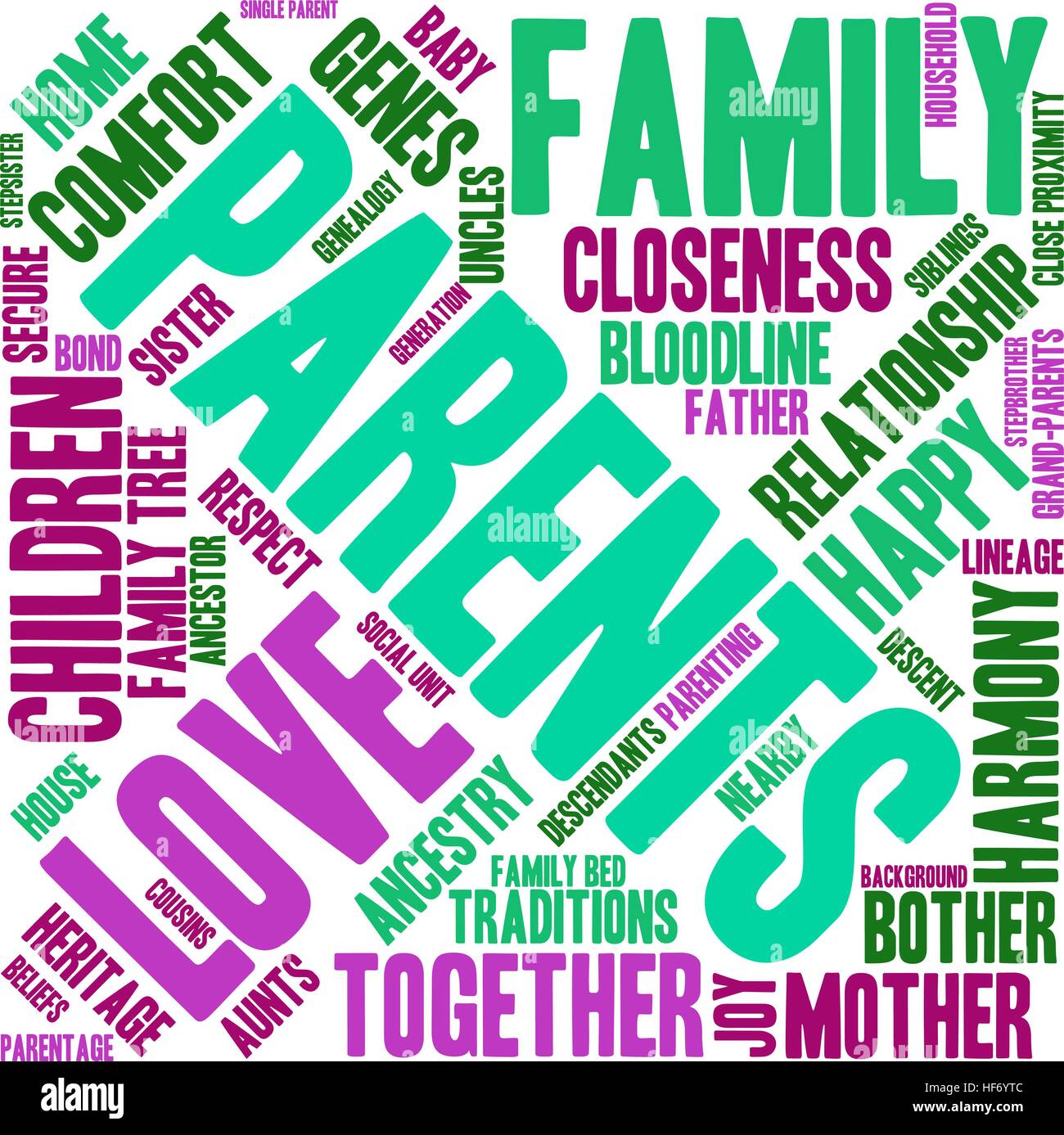 Parents word cloud on a white background Stock Vector Image & Art - Alamy