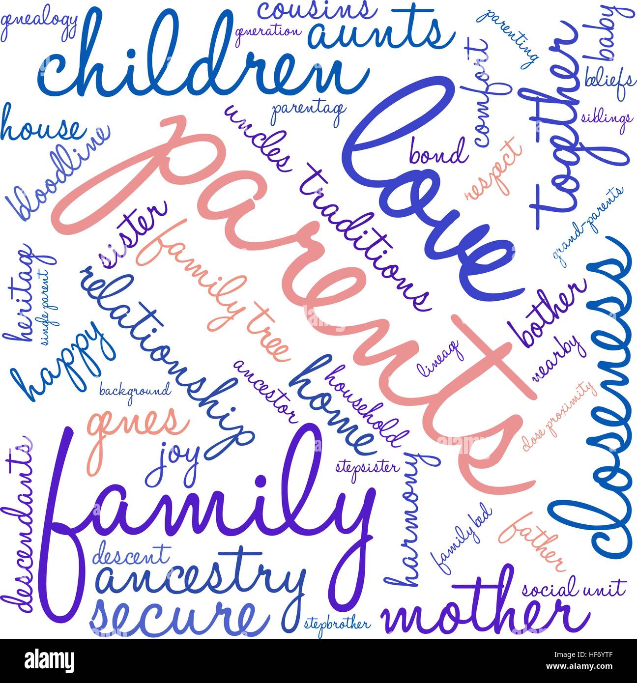 Parents word cloud on a white background Stock Vector Image & Art - Alamy