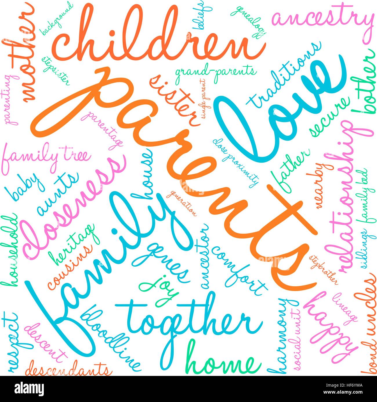 Parents word cloud on a white background Stock Vector Image & Art - Alamy