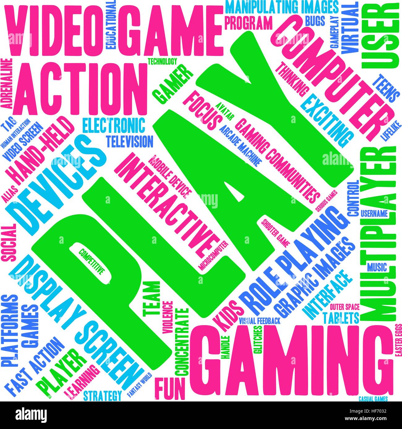 Play word cloud on a white background Stock Vector Image & Art - Alamy