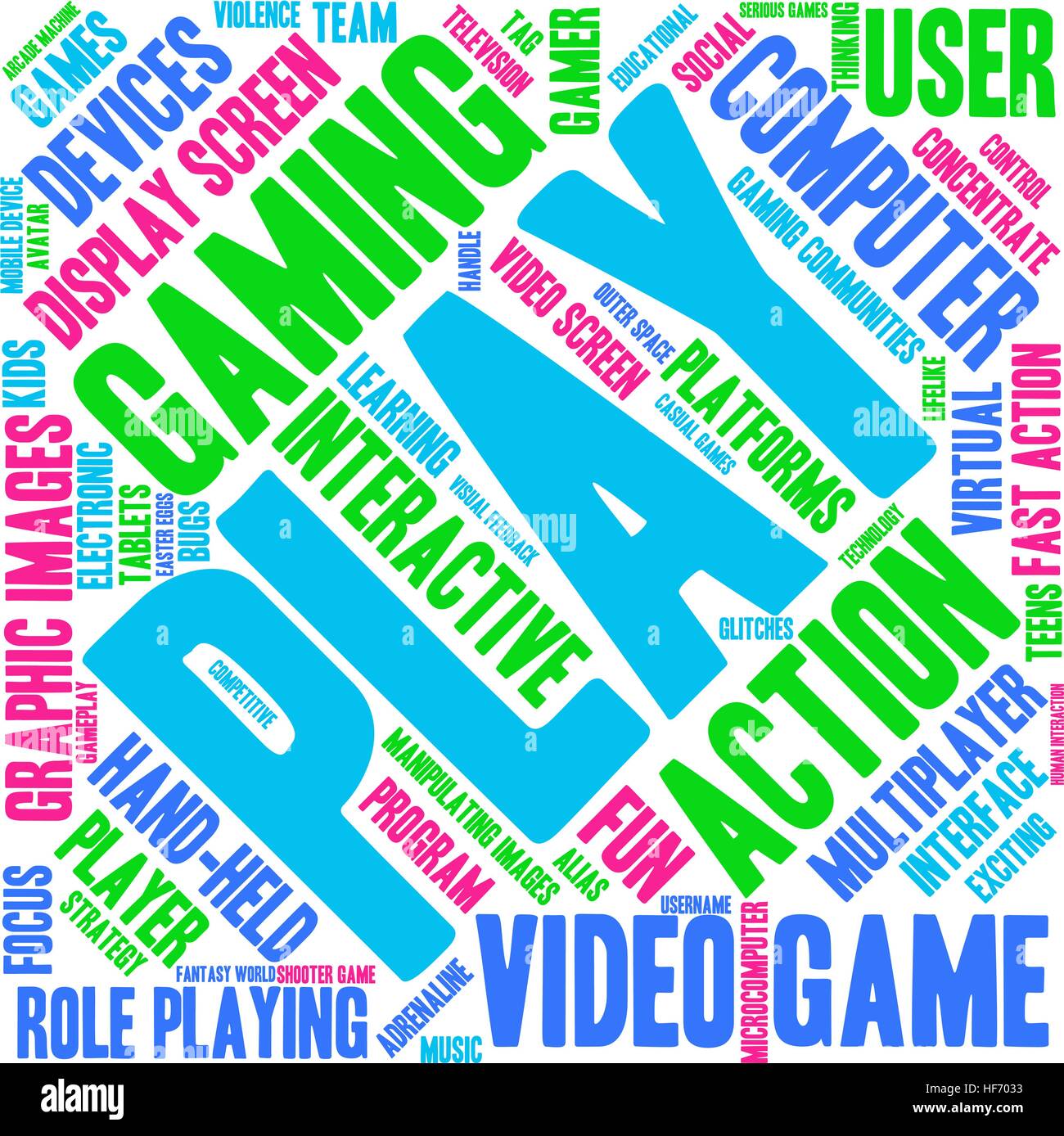 Play word cloud on a white background Stock Vector Image & Art - Alamy