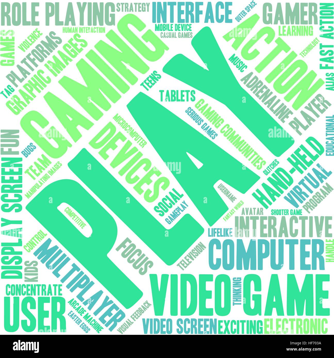Play word cloud on a white background Stock Vector Image & Art - Alamy