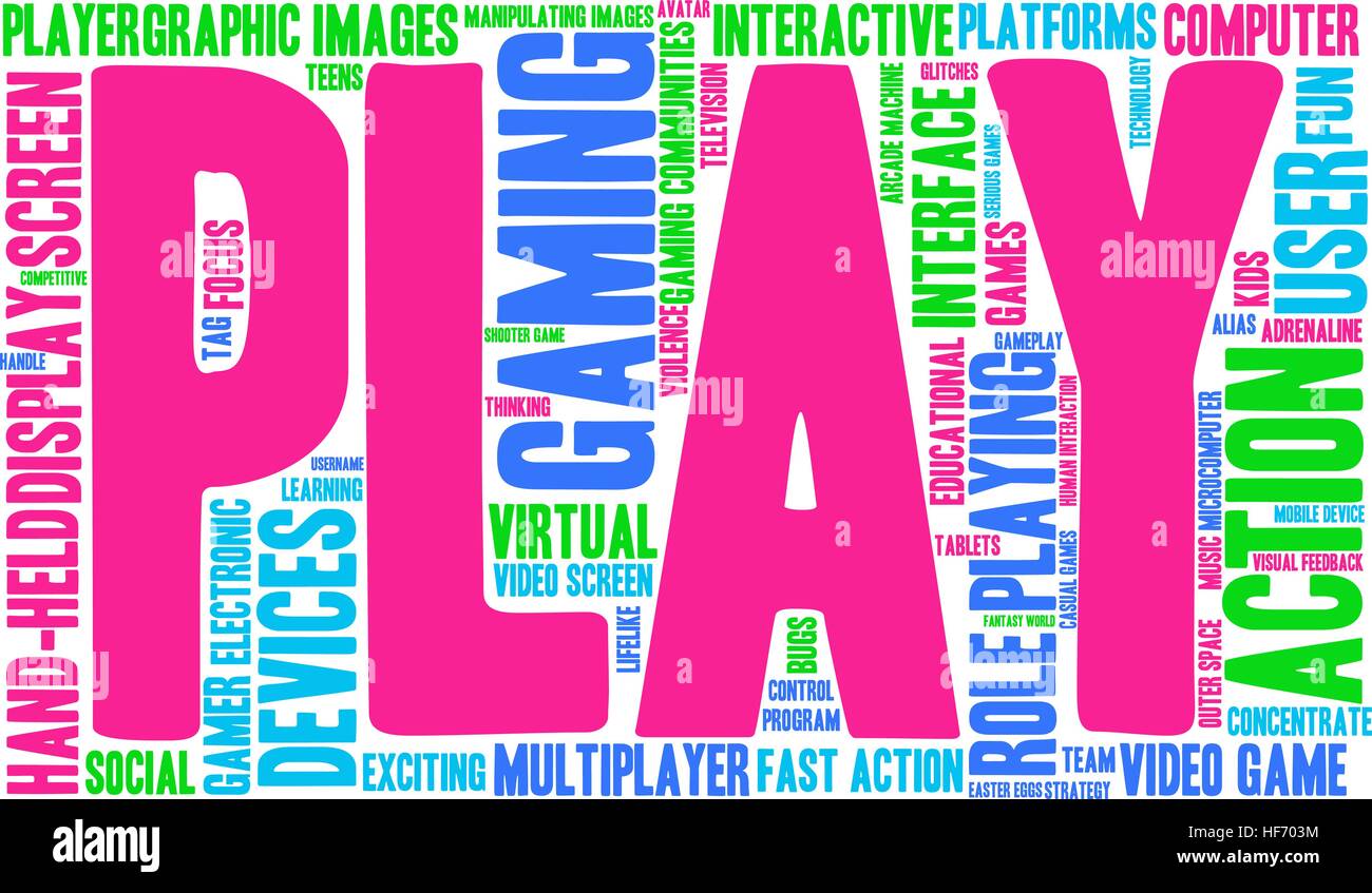 Teens play computer game Stock Vector Images - Alamy