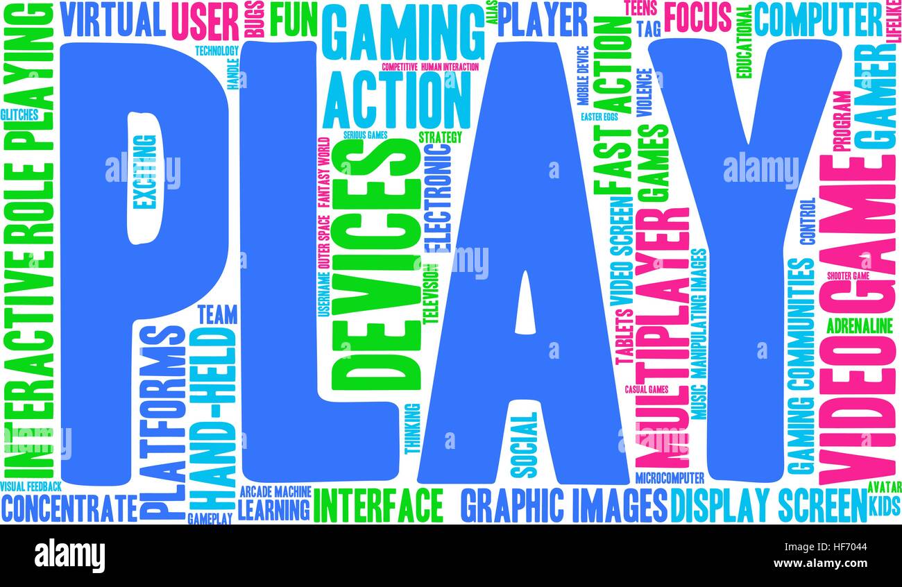 Play on the name Stock Vector Images - Alamy