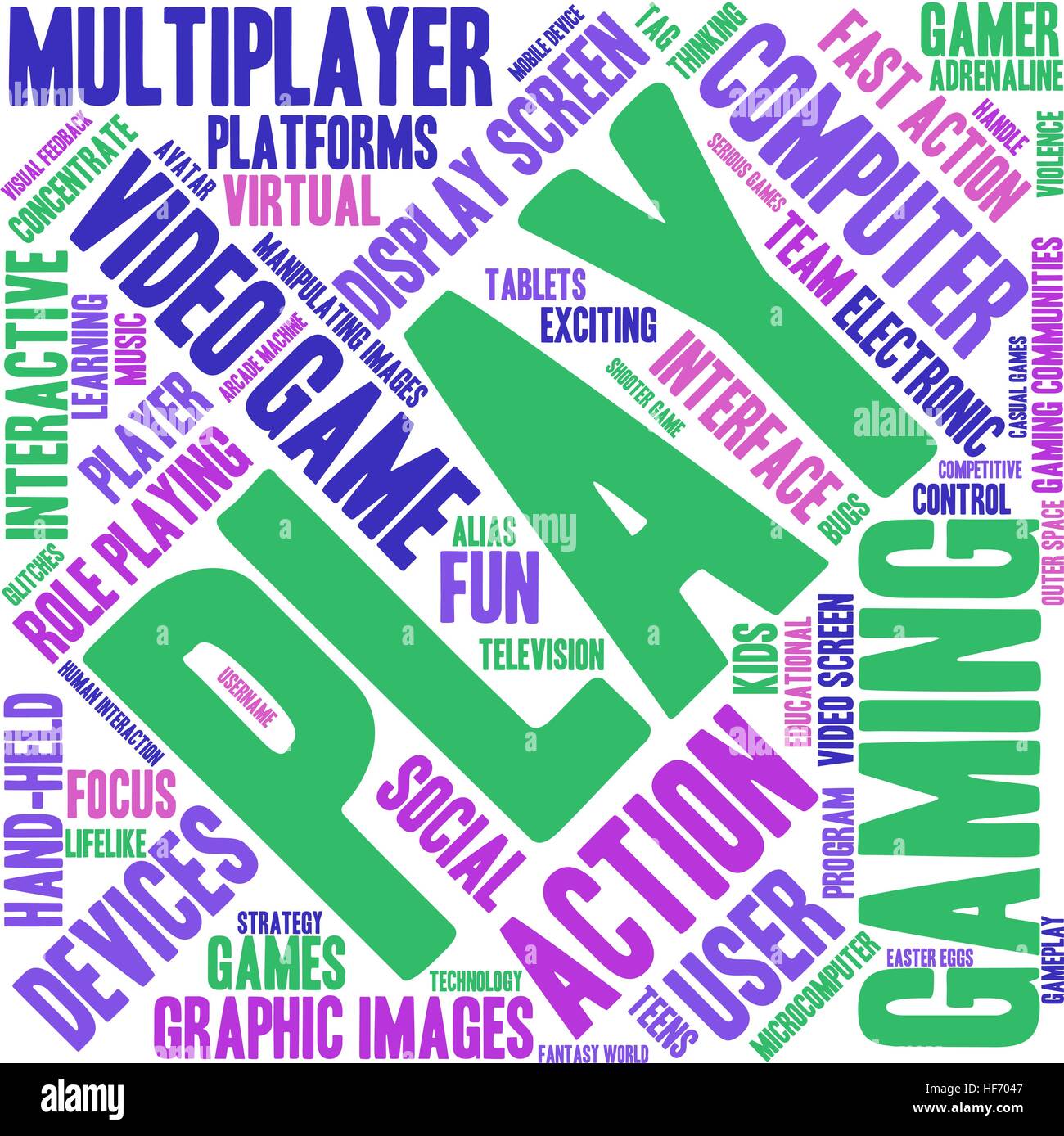 Play word cloud on a white background Stock Vector Image & Art - Alamy