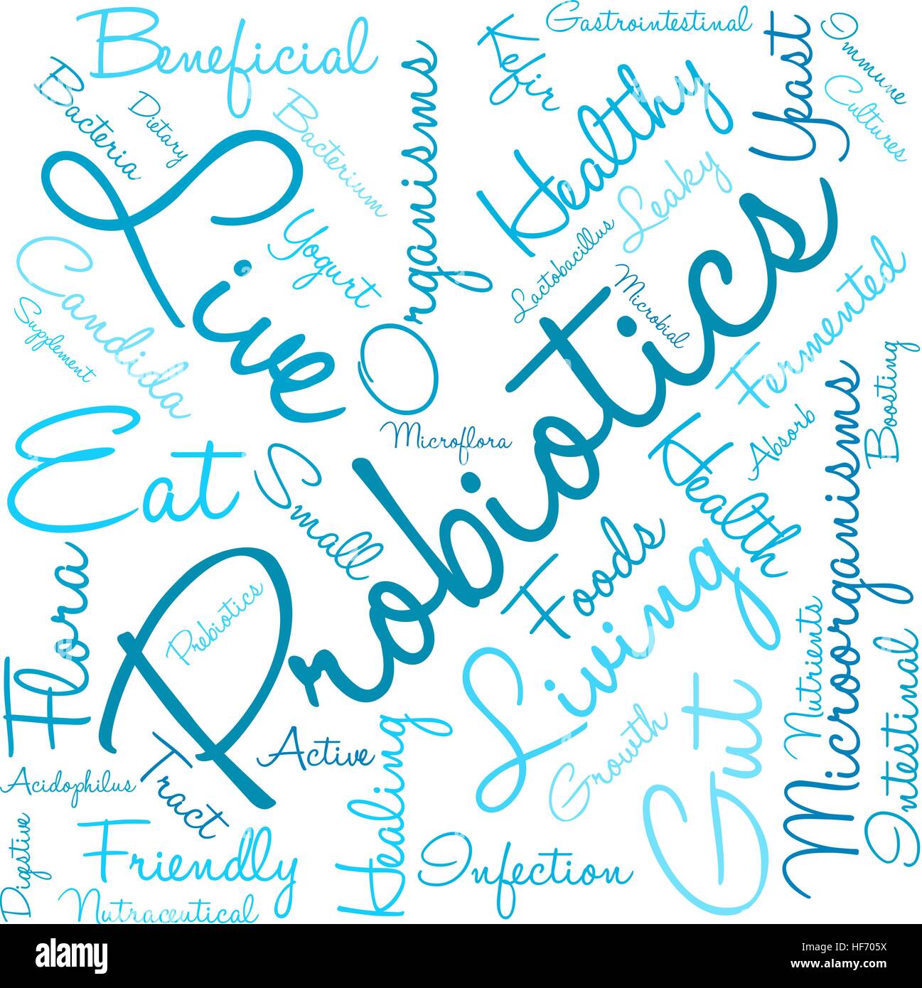 Probiotics word cloud on a white background Stock Vector Image & Art ...