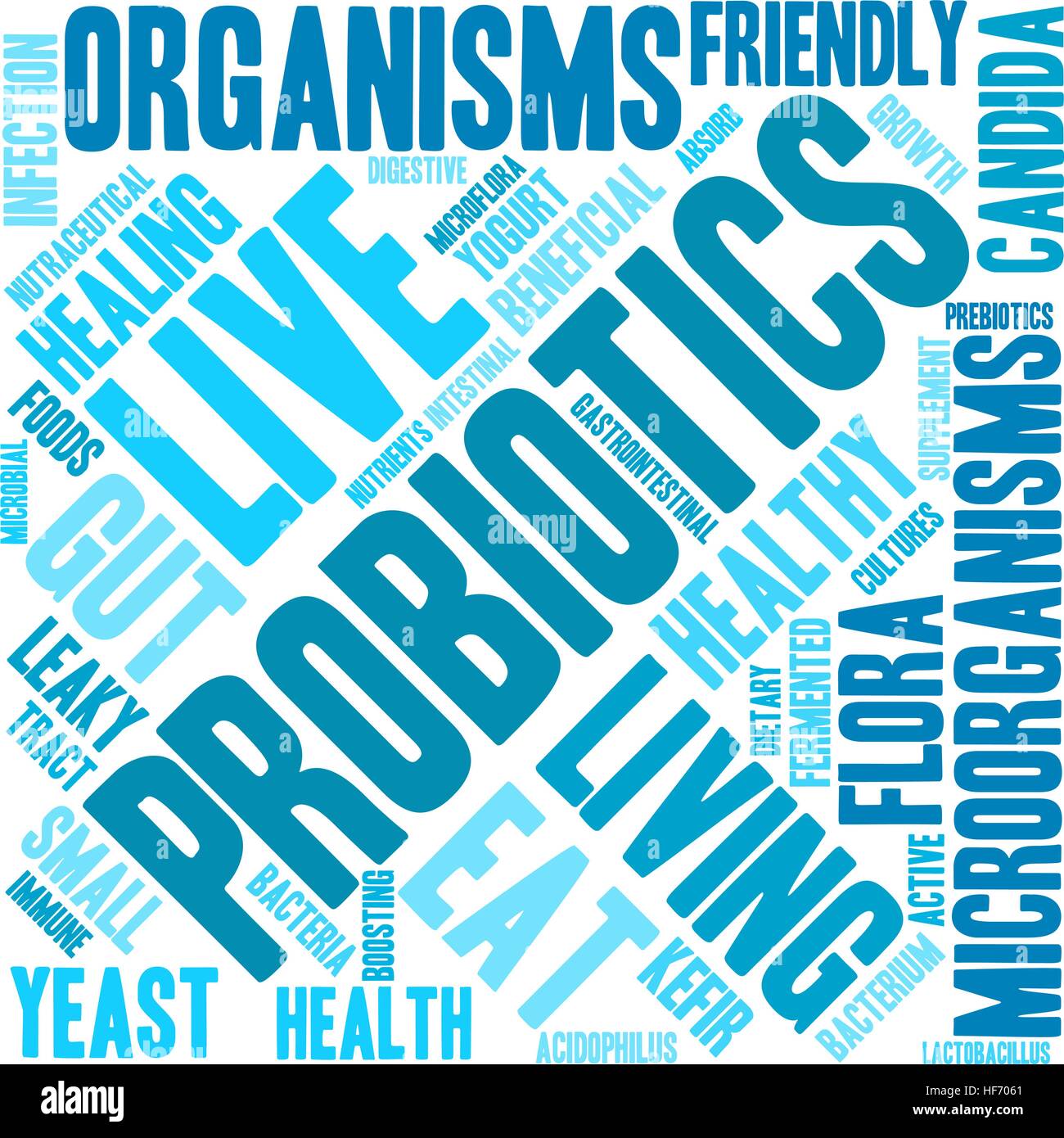 Probiotics word cloud on a white background Stock Vector Image & Art ...