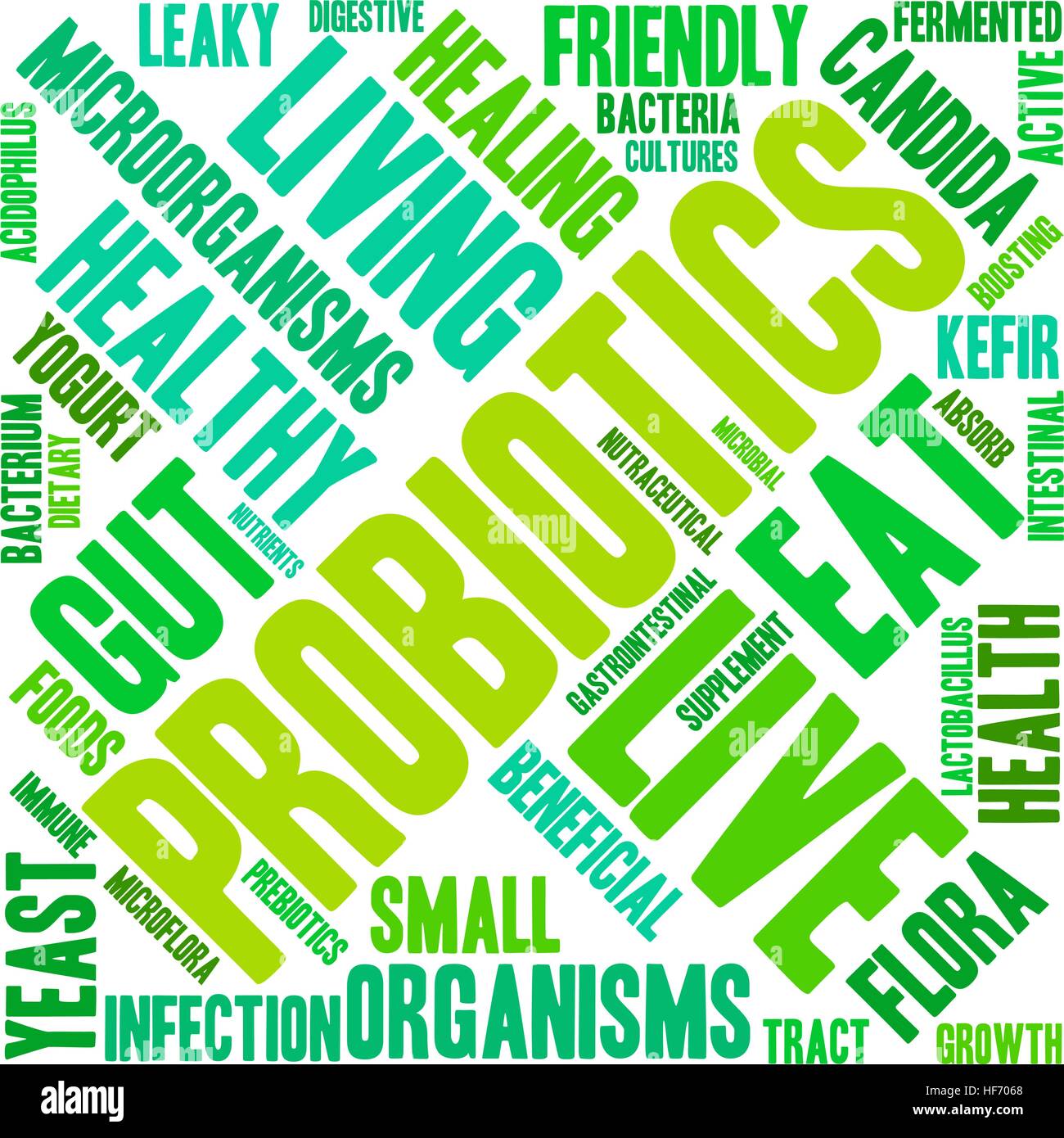 Probiotics word cloud on a white background Stock Vector Image & Art ...