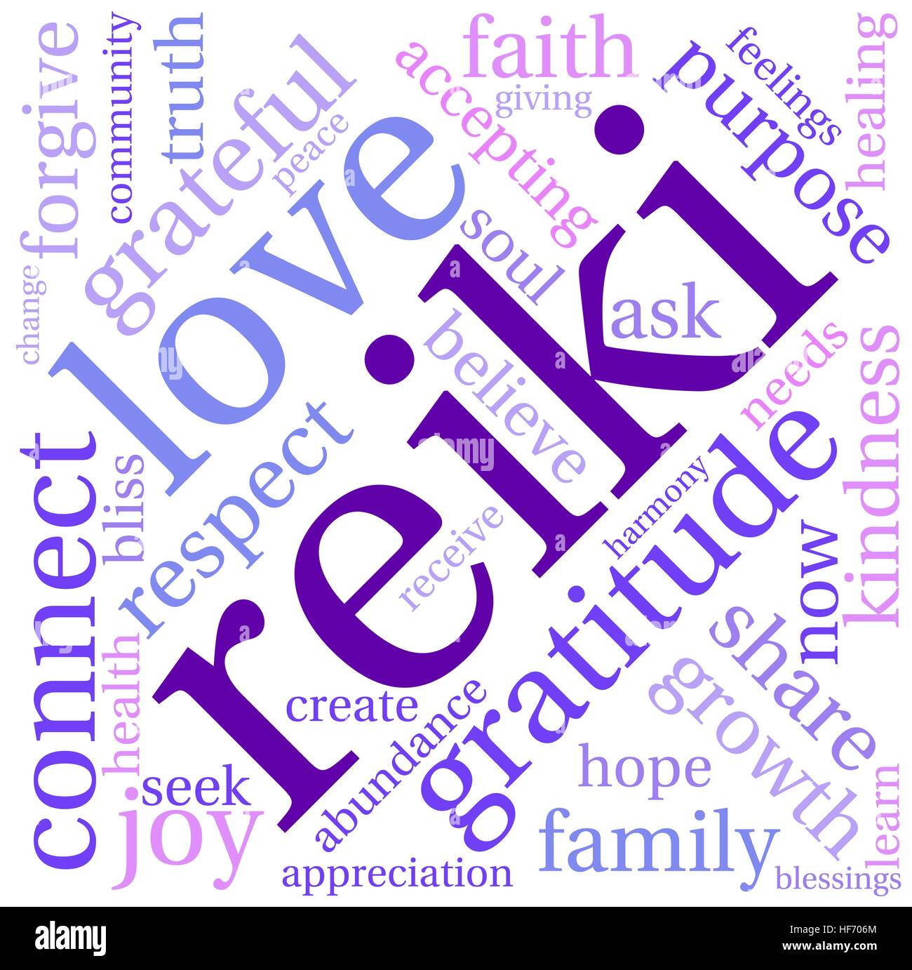Reiki word cloud on a white background Stock Vector Image & Art - Alamy