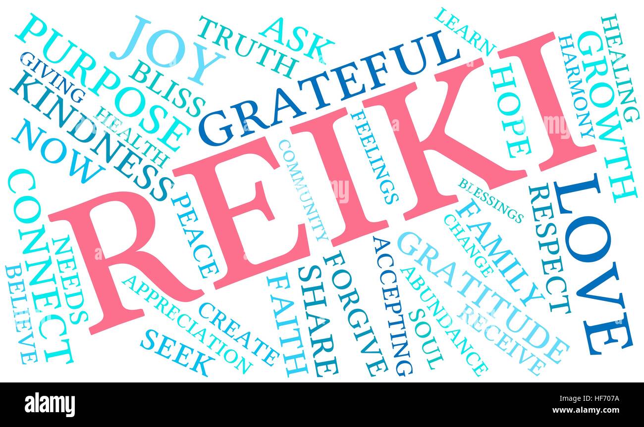 Reiki word cloud on a white background Stock Vector Image & Art - Alamy
