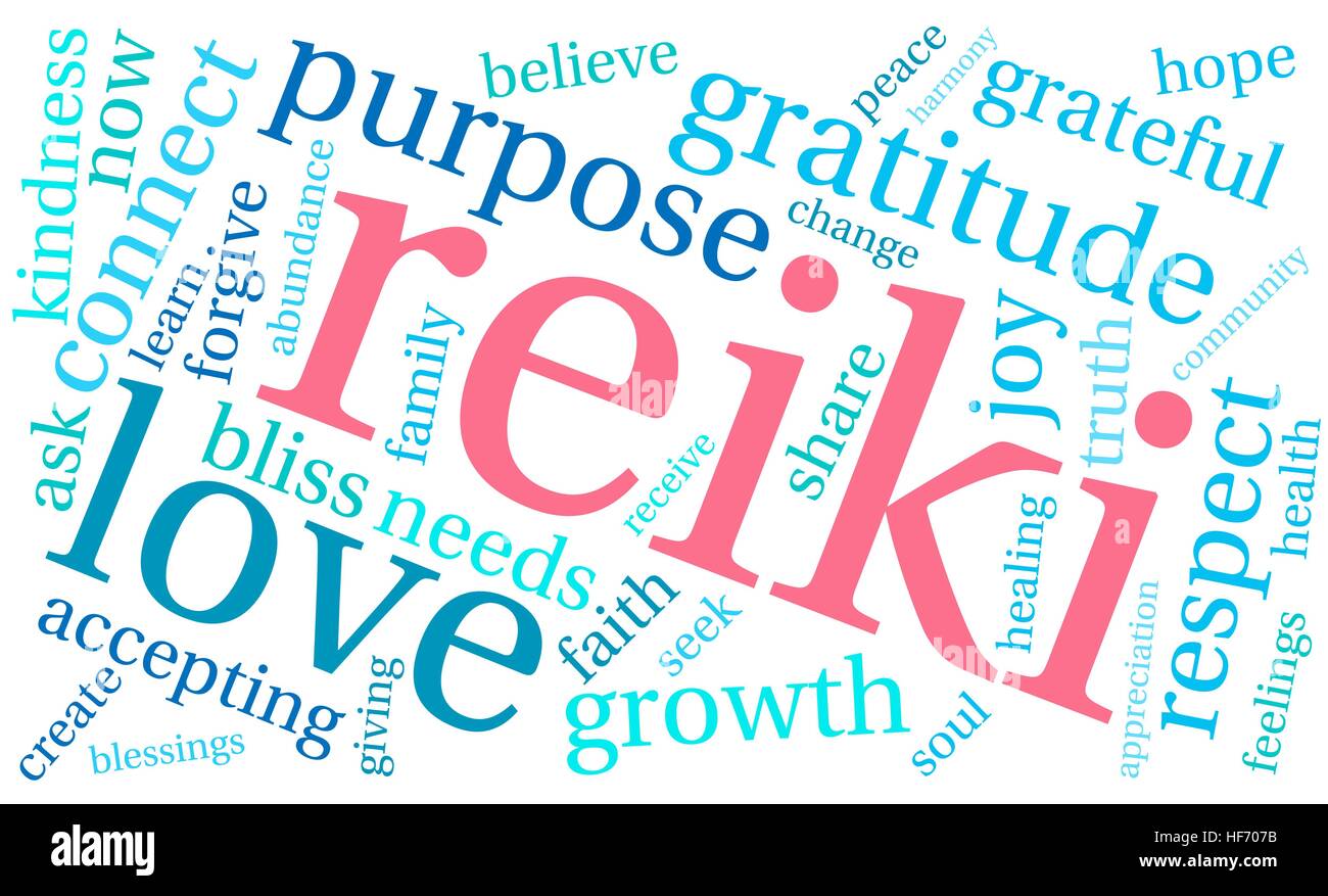 Reiki word cloud on a white background Stock Vector Image & Art - Alamy