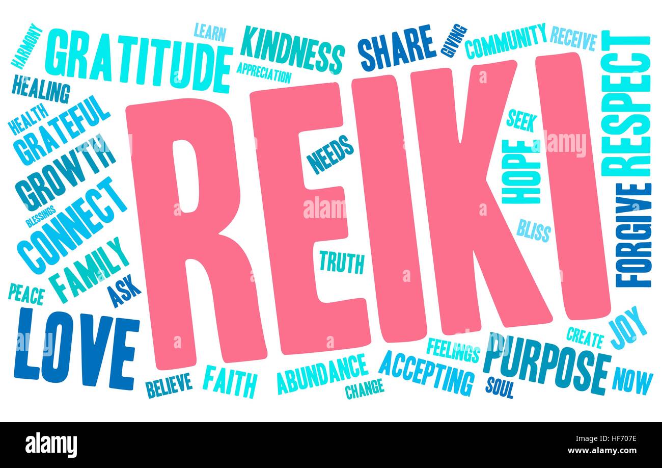 Reiki word cloud on a white background Stock Vector Image & Art - Alamy