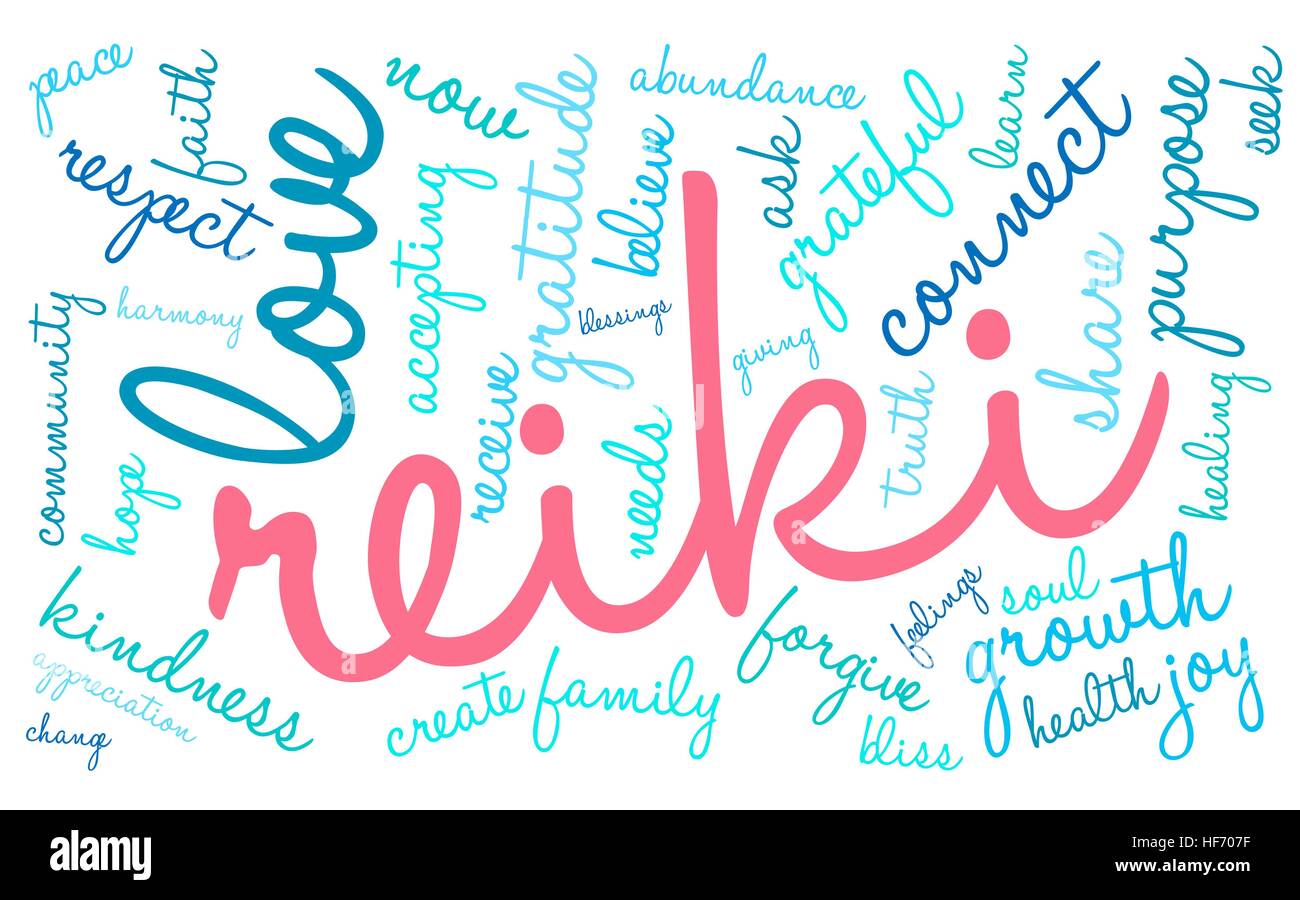 Reiki word cloud on a white background Stock Vector Image & Art - Alamy