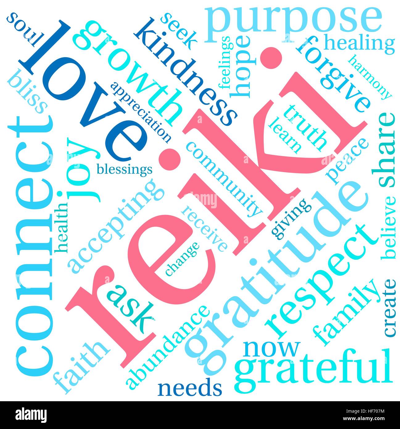 Reiki word cloud on a white background Stock Vector Image & Art - Alamy