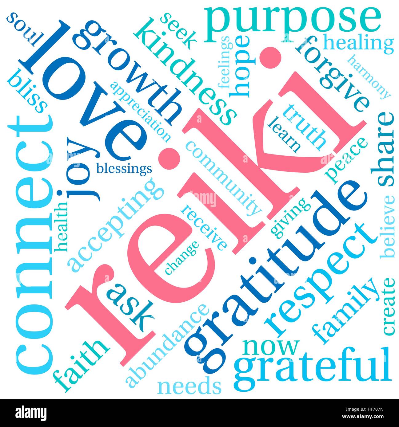 Reiki word cloud on a white background Stock Vector Image & Art - Alamy