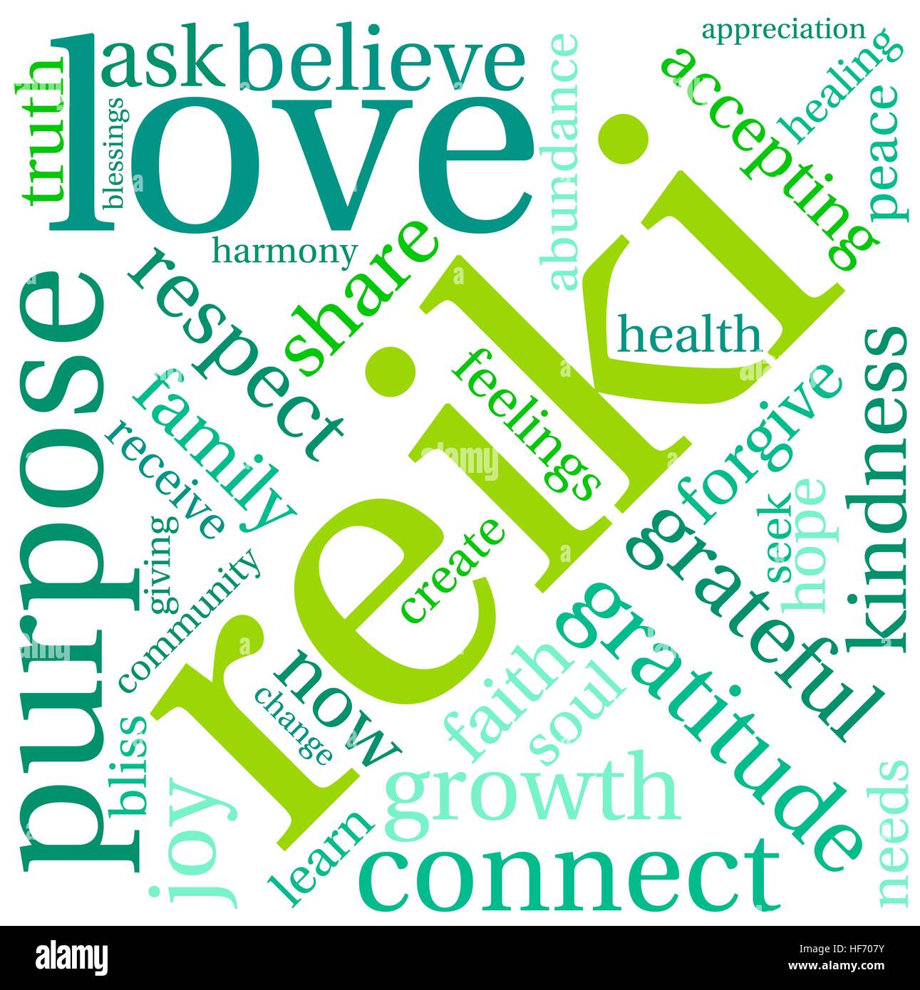 Reiki word cloud on a white background Stock Vector Image & Art - Alamy