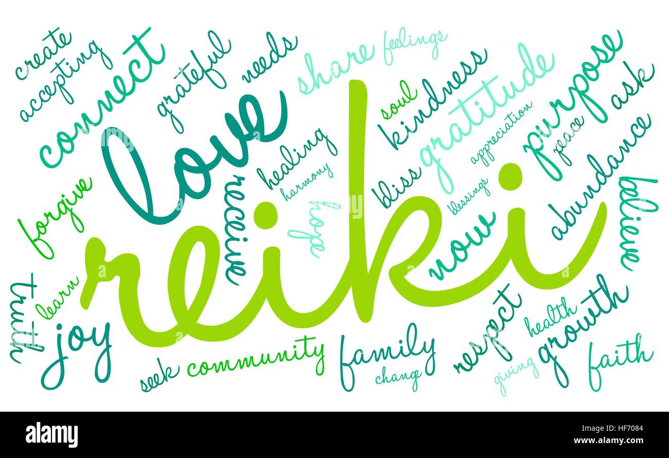 Reiki word cloud on a white background Stock Vector Image & Art - Alamy