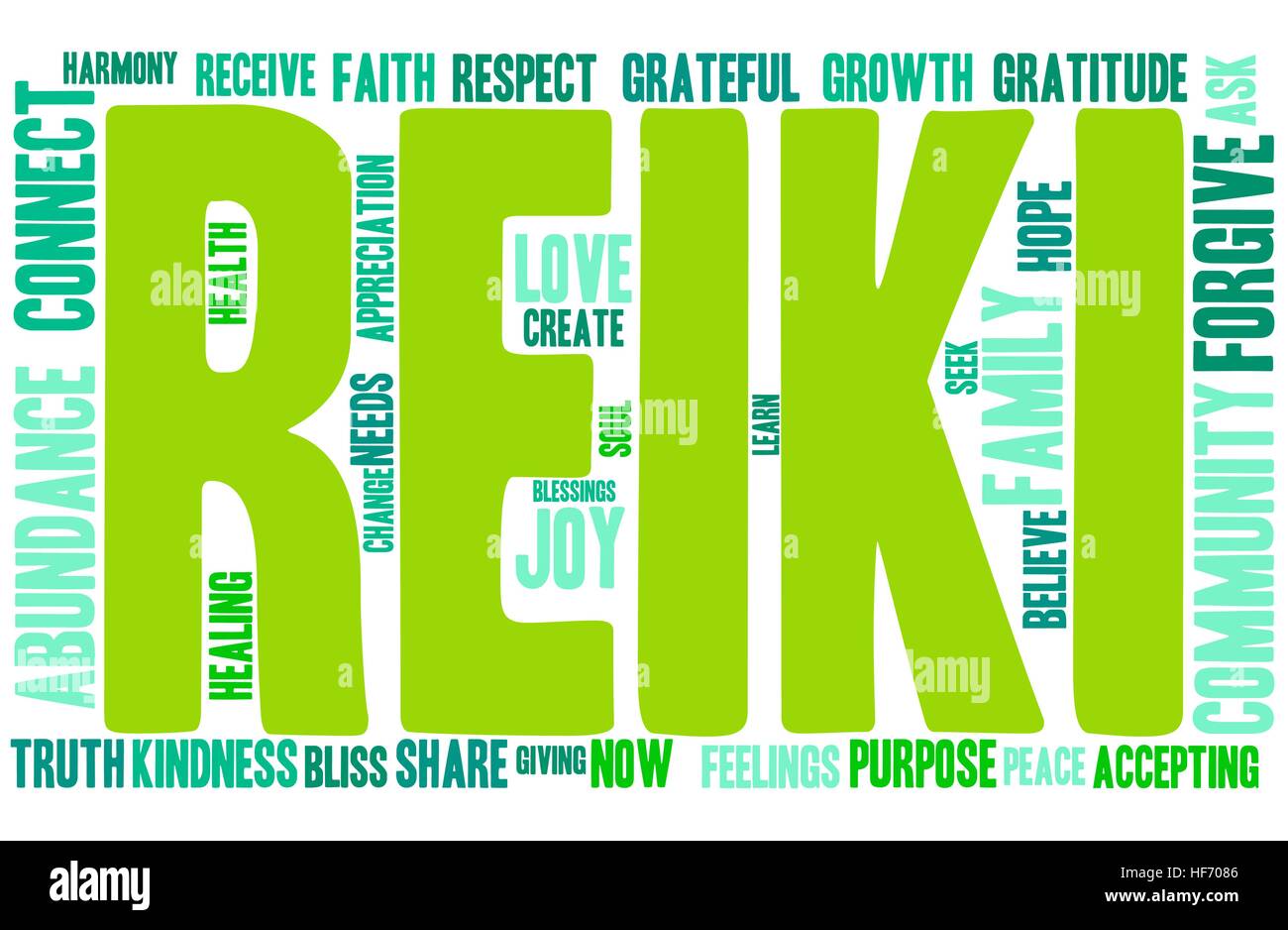 Reiki word cloud on a white background Stock Vector Image & Art - Alamy