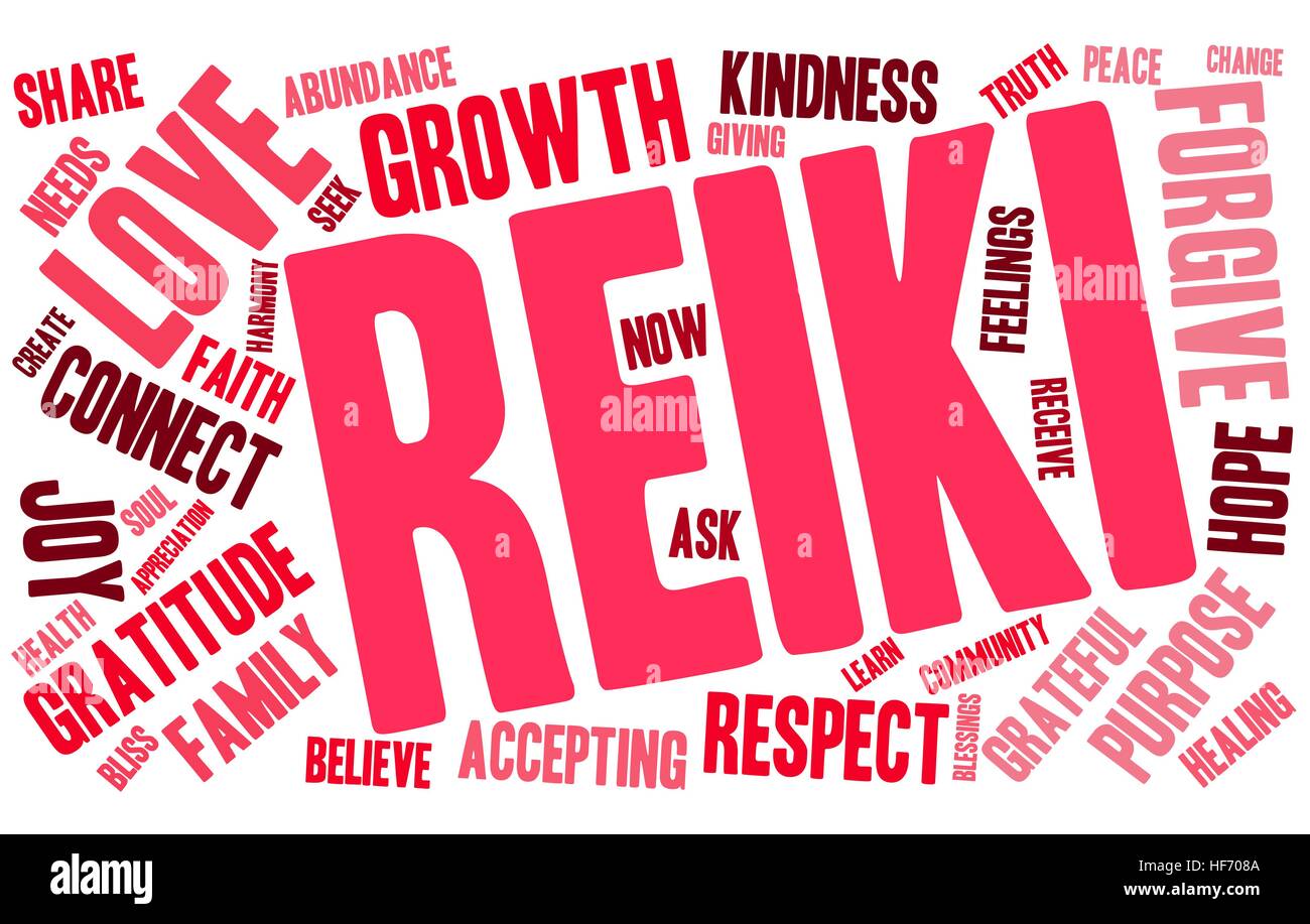 Reiki word cloud on a white background Stock Vector Image & Art - Alamy