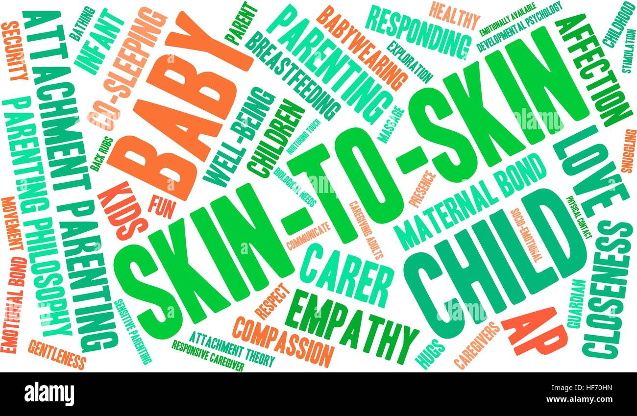 Skin-To-Skin word cloud on a white background Stock Vector Image & Art ...
