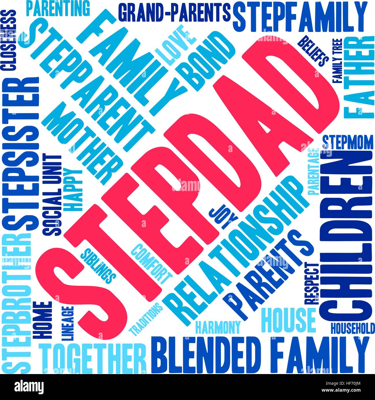 Stepdad word cloud on a white background Stock Vector Image & Art - Alamy