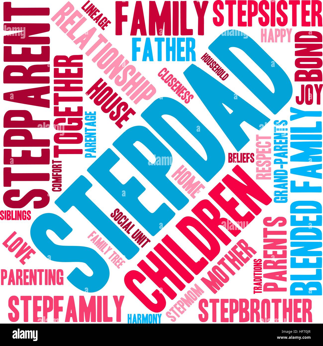 Stepdad word cloud on a white background Stock Vector Image & Art - Alamy
