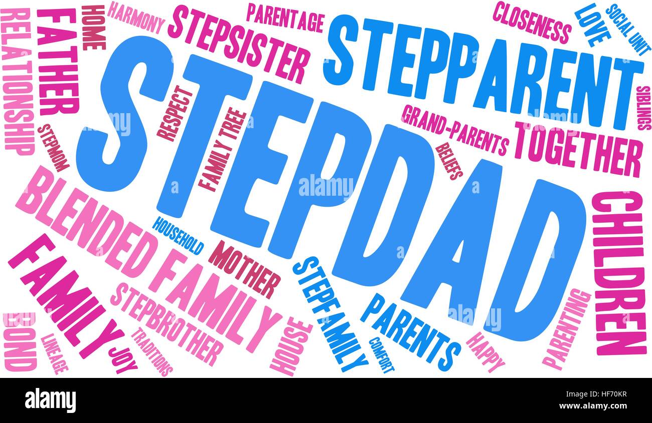 Stepdad word cloud on a white background Stock Vector Image & Art - Alamy