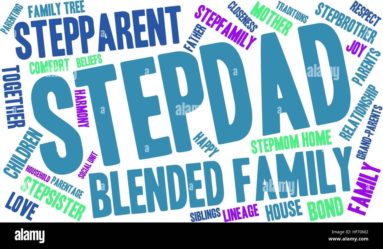 Stepdad word cloud on a white background Stock Vector Image & Art - Alamy