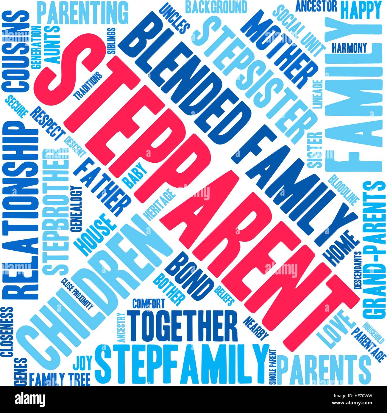 Stepparent word cloud on a white background Stock Vector Image & Art ...