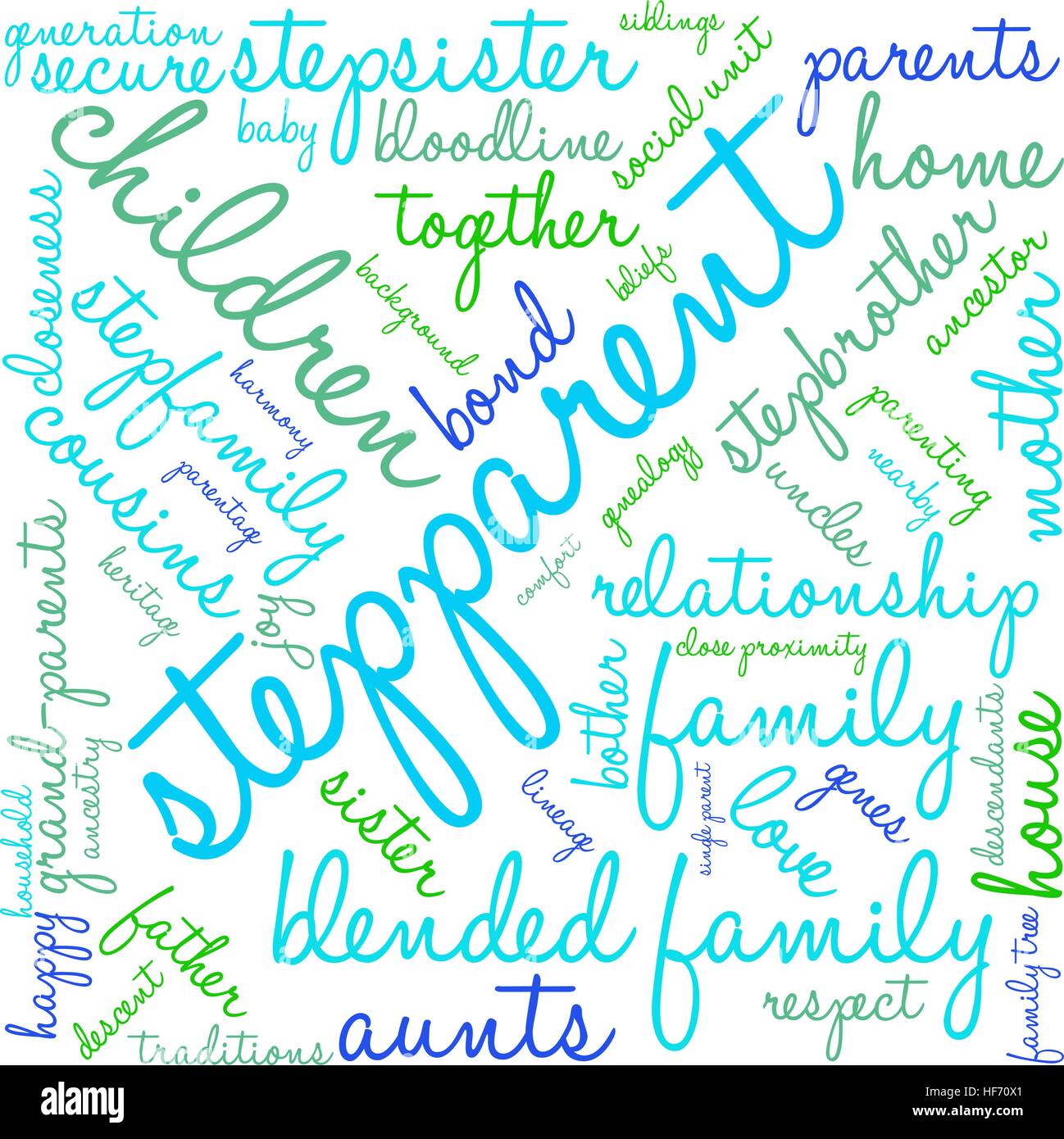Stepparent word cloud on a white background Stock Vector Image & Art ...