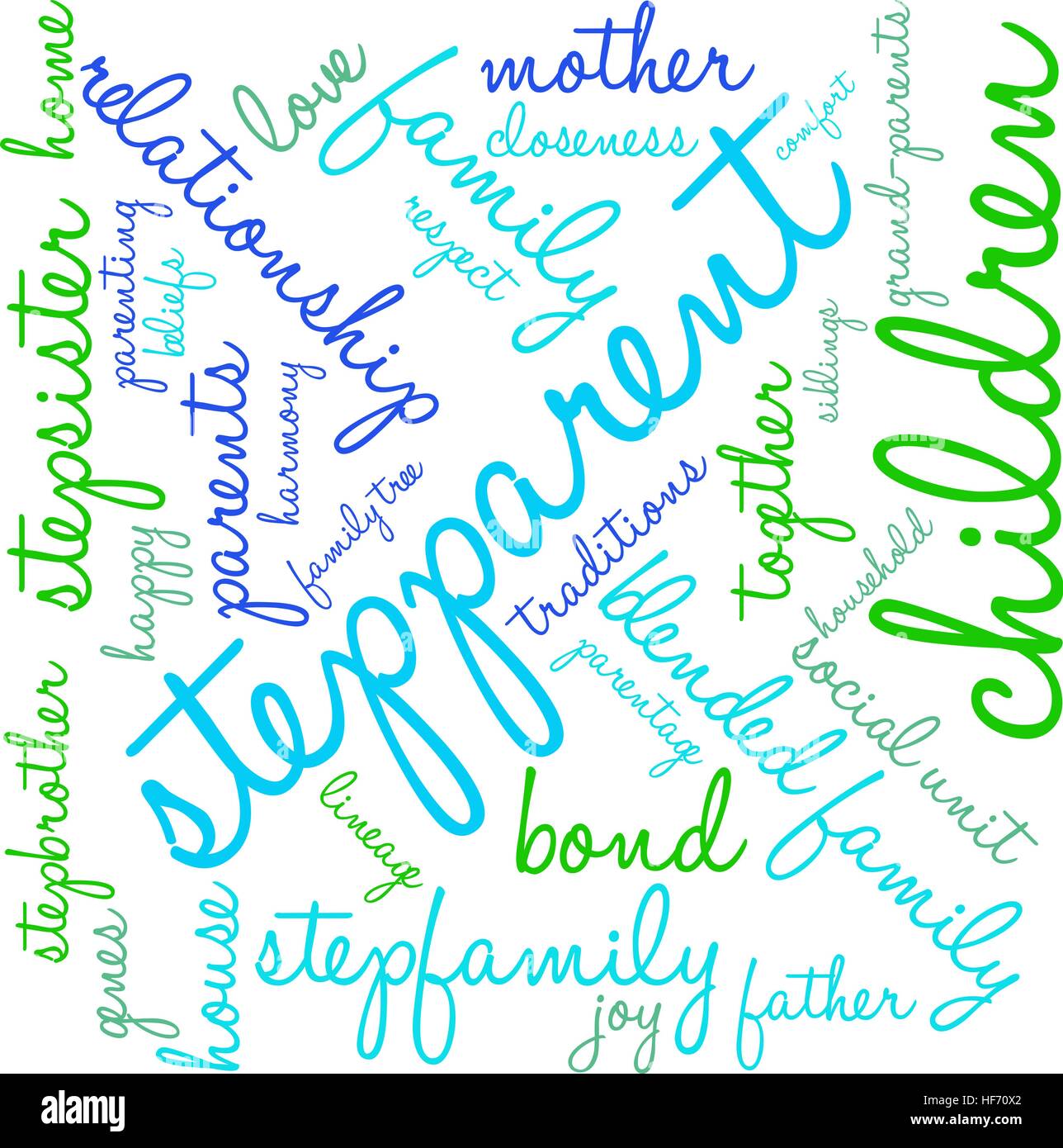 Stepparent word cloud on a white background Stock Vector Image & Art ...