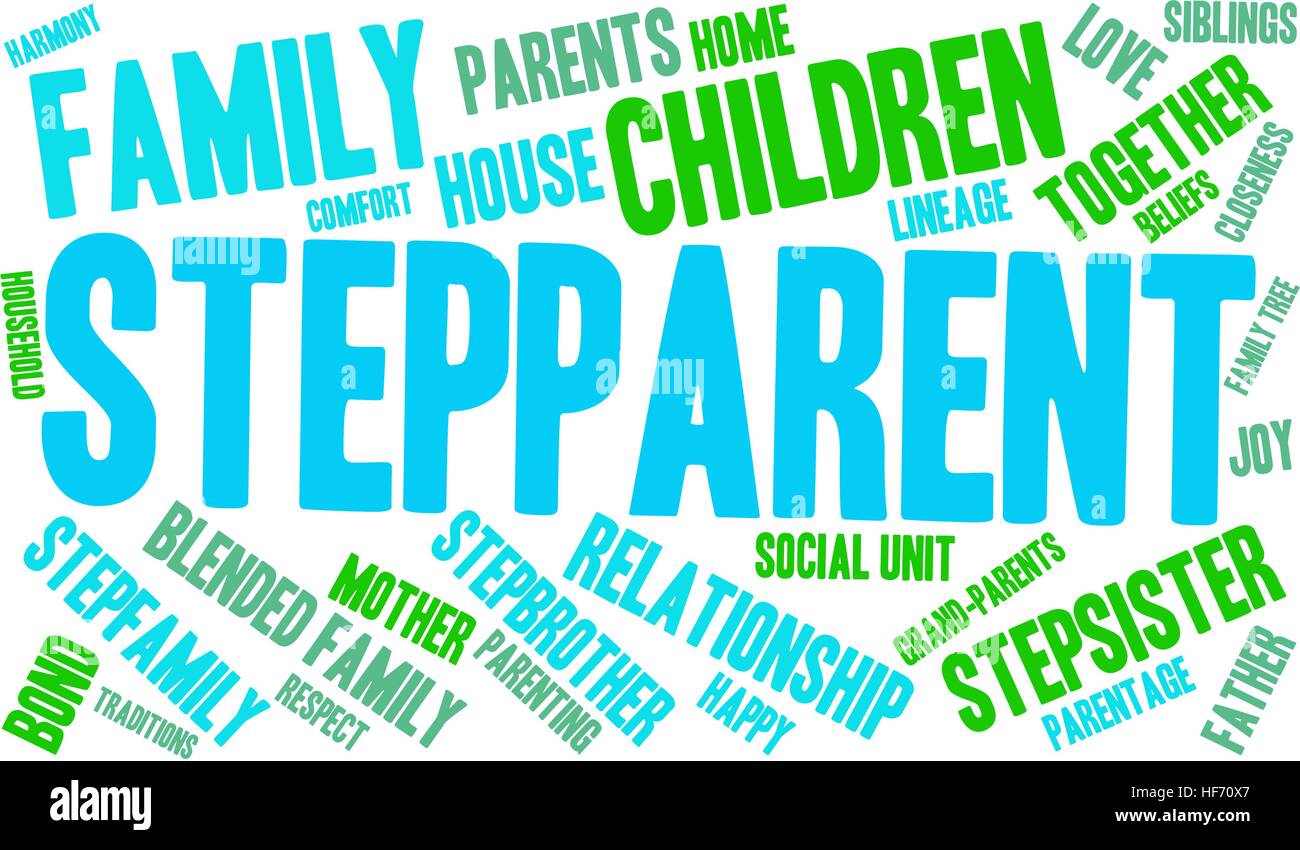 Stepparent word cloud on a white background Stock Vector Image & Art ...