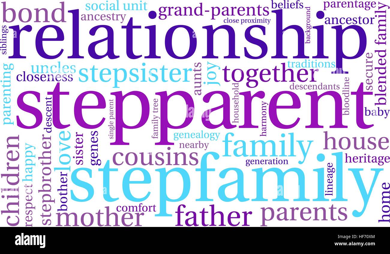 Stepparent word cloud on a white background Stock Vector Image & Art ...