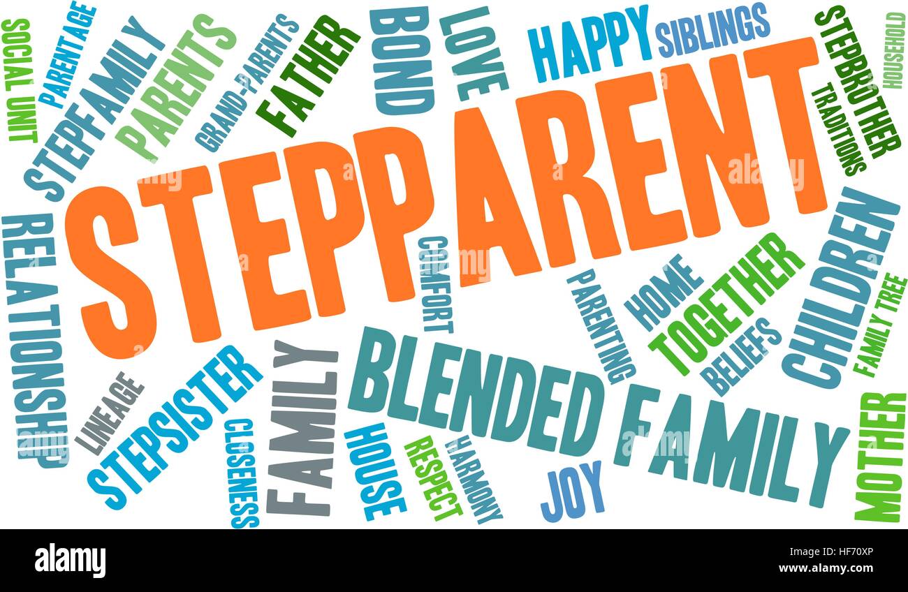 Stepparent word cloud on a white background Stock Vector Image & Art ...